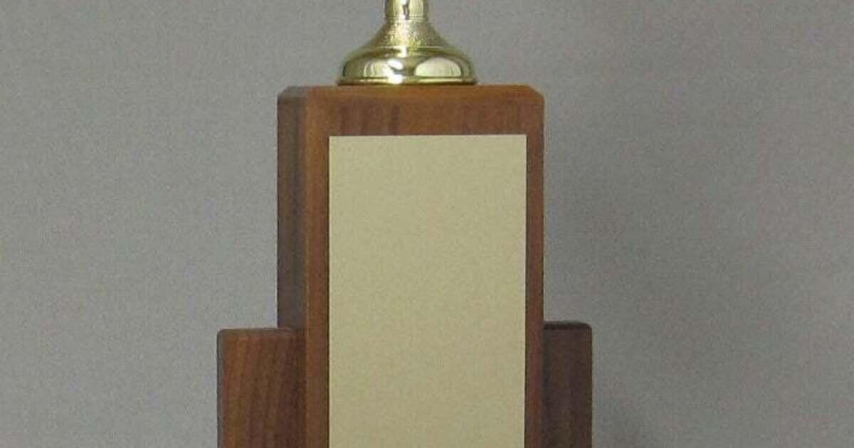 Walnut Tower Trophy | Rainbow Creations